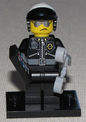 LEGO NEW SERIES 12 THE MOVIE Scribble-Face Bad Cop MINIFIG MINIFIGURE ...