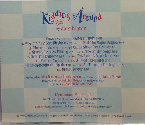 Alex Beaton : Kidding Around (CD 1999 Glenfinnan Music) *Rare* *Very ...