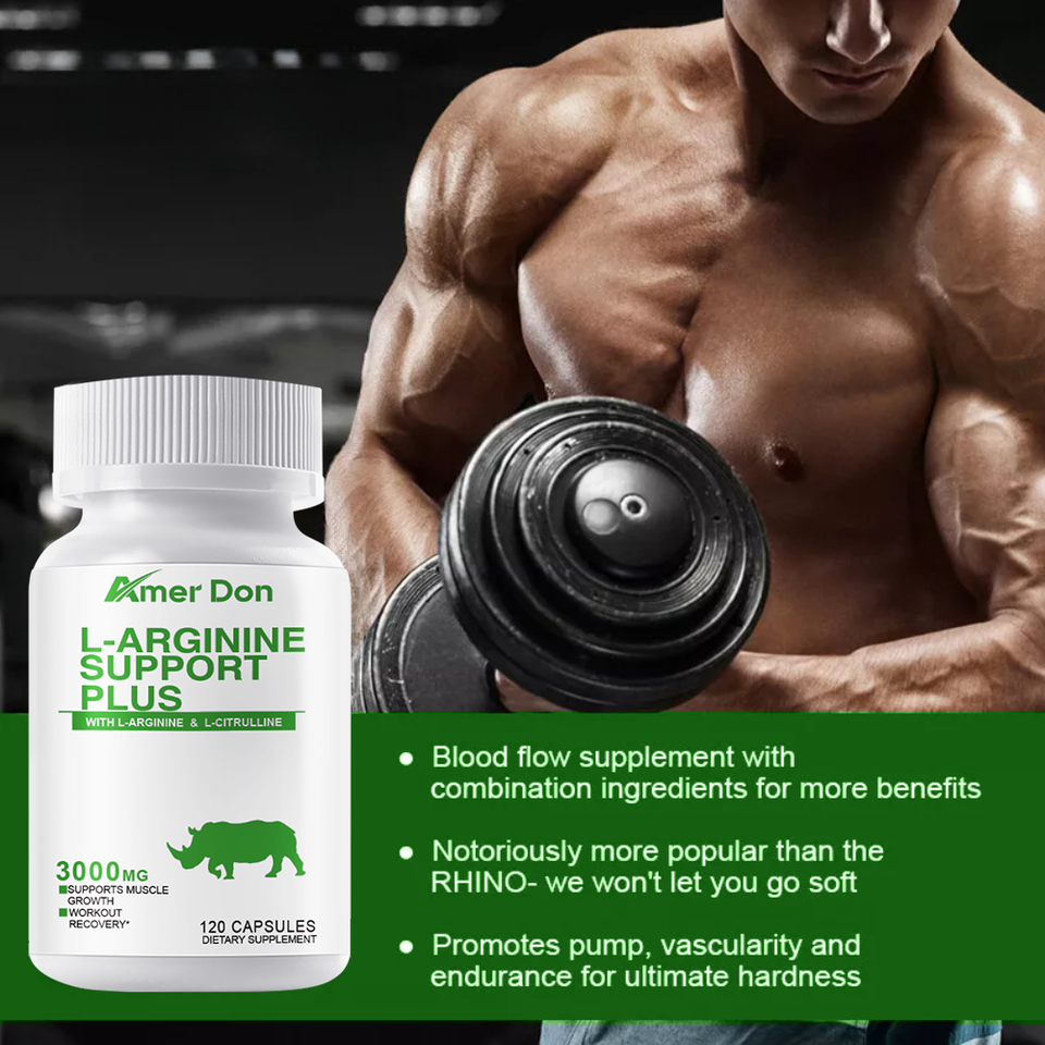 L-ARGININE 3000mg Muscle Growth Nitric Oxide Tablets Amino Acid ...