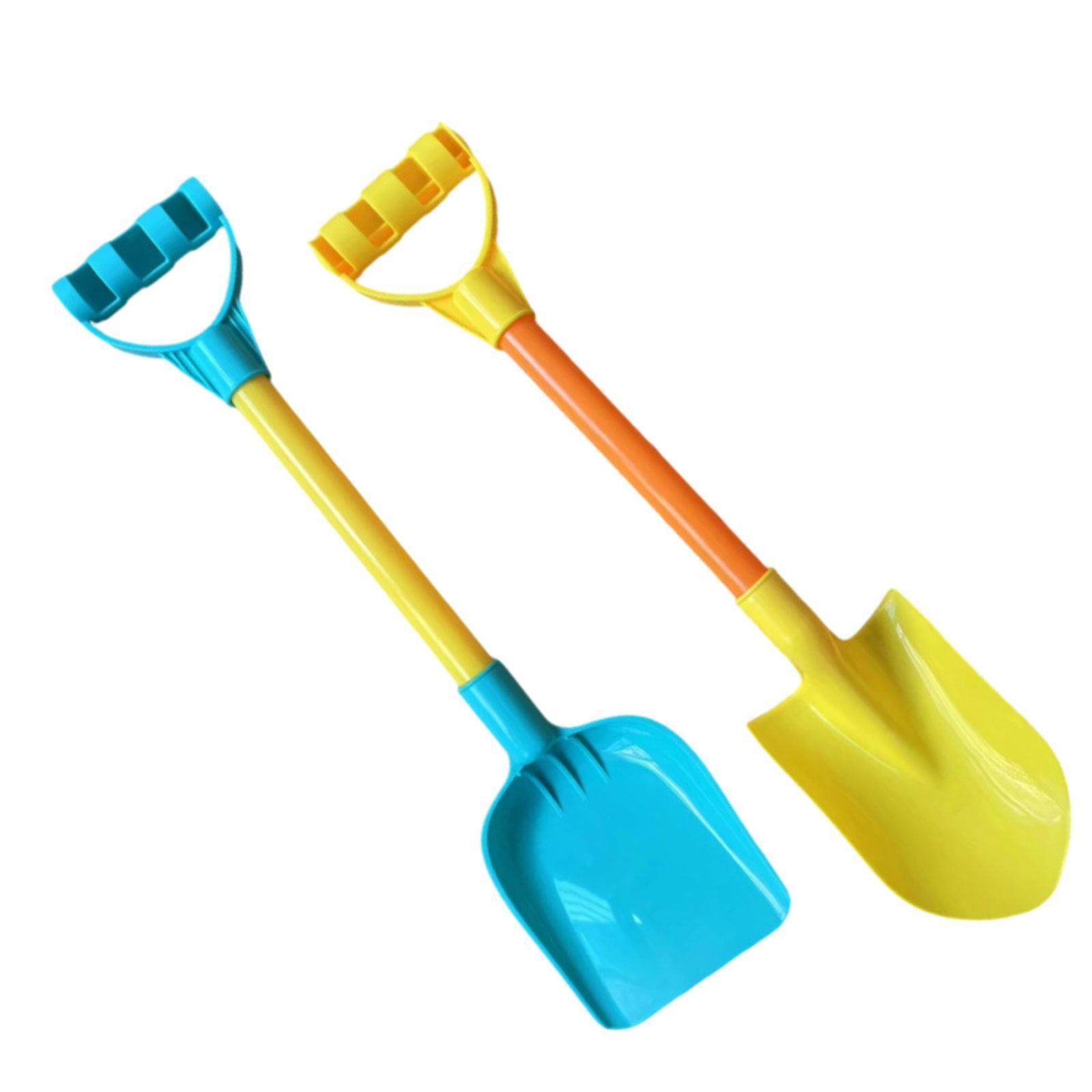 2 Pieces Beach Spades Kids Garden Tool Shovels Toys for Children Girls ...