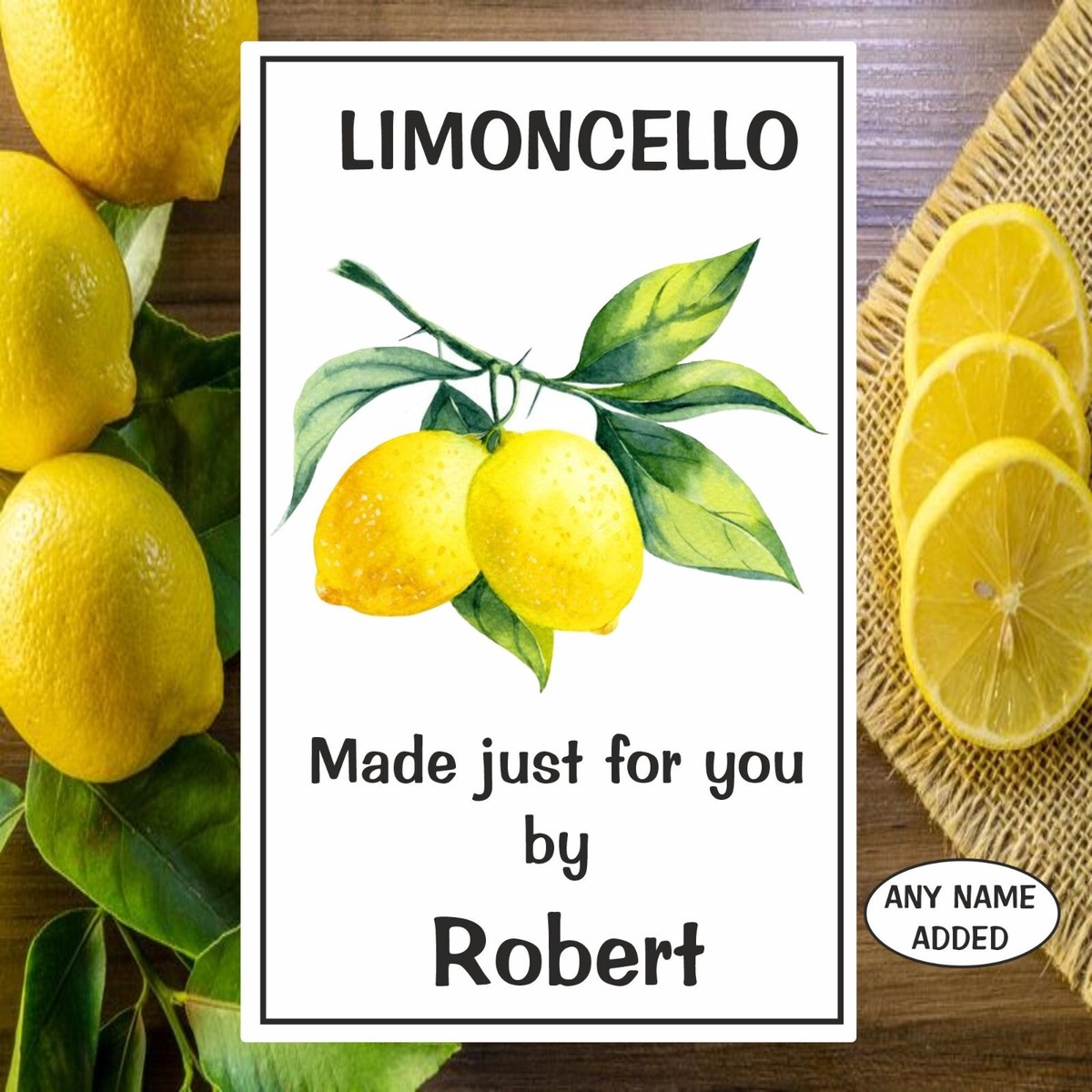 Printable Limoncello Labels POV: Let Us Sip You Through Italy With