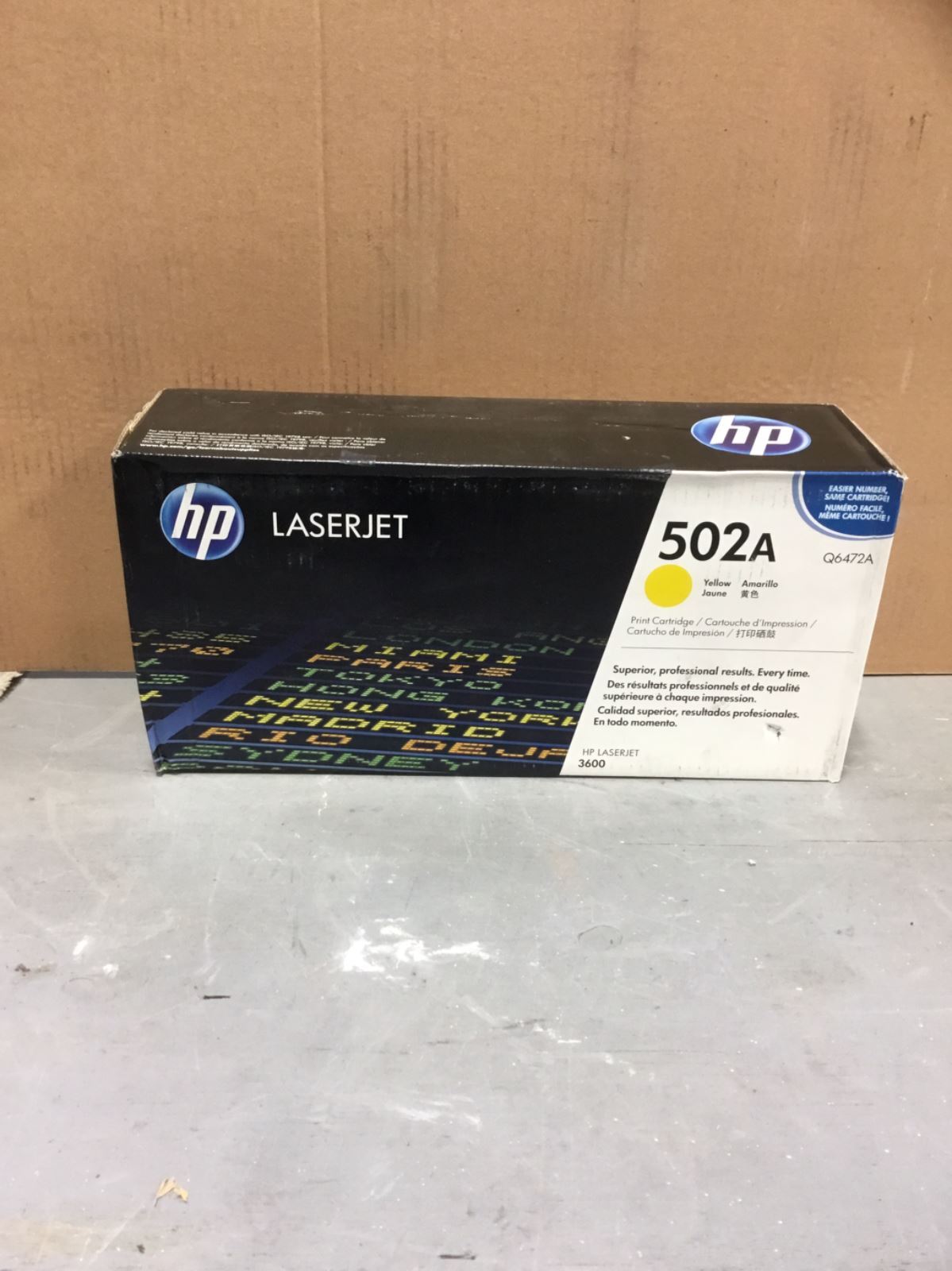 HP OEM Genuine Q7582A Yellow 3800 CP3505 503A in black box | eBay