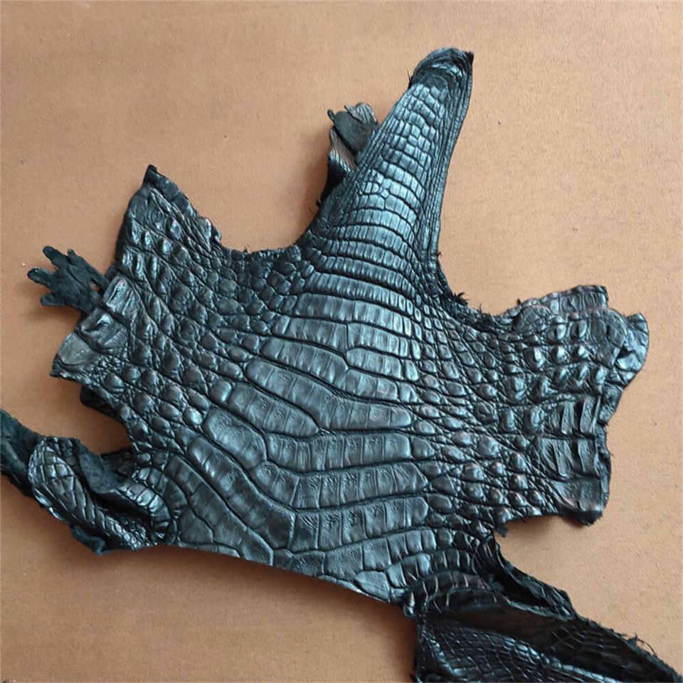 Crocodilef Hide Skin DIY Alligatorf Leather Exotic Pelt For Craft ...