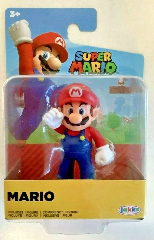 NEW Jakks Pacific 08719 World of Nintendo 2.5-inch STANDING MARIO Mini ...