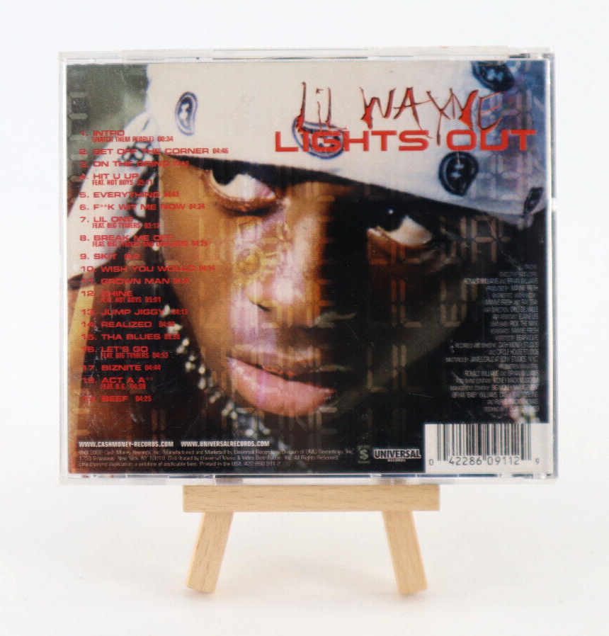 Lil Wayne Lights Out PA 2000 Universal CD Cash Money Records ...