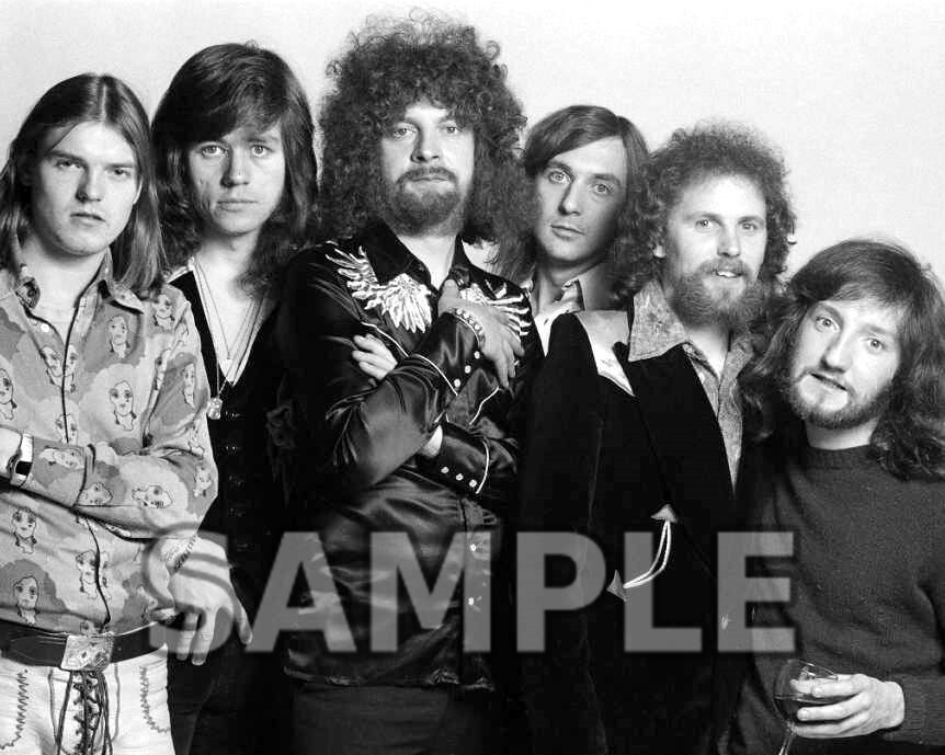 8x10 photo Electric Light Orchestra AKA ELO pop singers, musicians ...