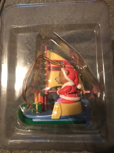MATRIX/NOT ENESCO CHRISTMAS ORNAMENT: SAILBOATING TEDDY SANTA WITH ...