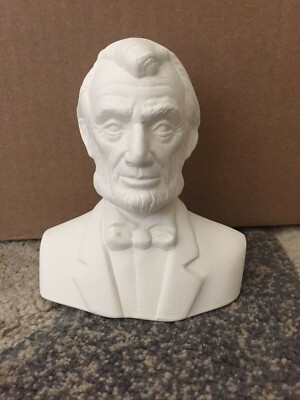President Abraham Lincoln Bust 5”x5* Ceramic Bisque Ready to Paint | eBay