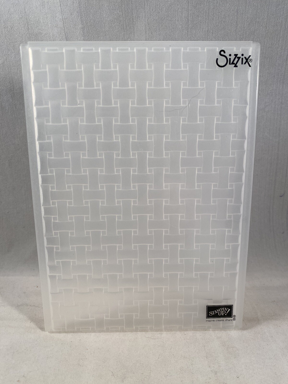 BASKET WEAVE Embossing Folder Stampin Up | eBay