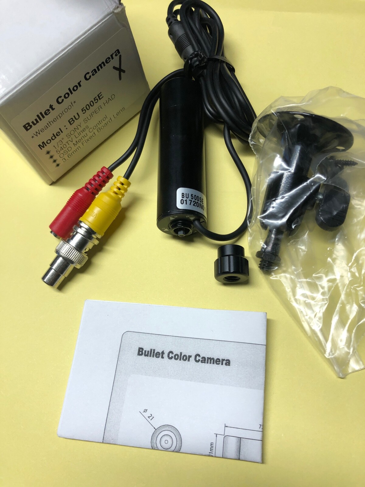 Lipstick Bullet Backup Camera Reversing Mirror Image DC 540tvl bu-5005e ...