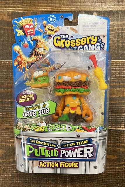 The Grossery Gang Putrid Power Series 3 Grub Sub Action Figure Moose ...