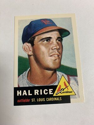 1991 Topps 1953 Archive Hal Rice St Louis Cardinals REPRINT | eBay