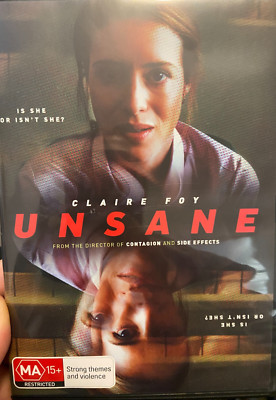 Unsane region 4 DVD (2018 Steven Soderbergh / Claire Foy horror ...