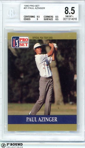 Paul Azinger RC BGS 8.5+: 1990 Pro Set Golf Rookie Card #21 | eBay