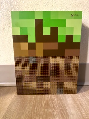 Microsoft Xbox One S Minecraft Limited Edition Bundle 1TB Green & Brown ...