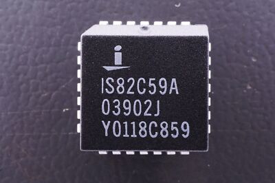 IS82C59A Intersil CMOS Priority Interrupt Controller PLCC 28-Pin SMT IC ...