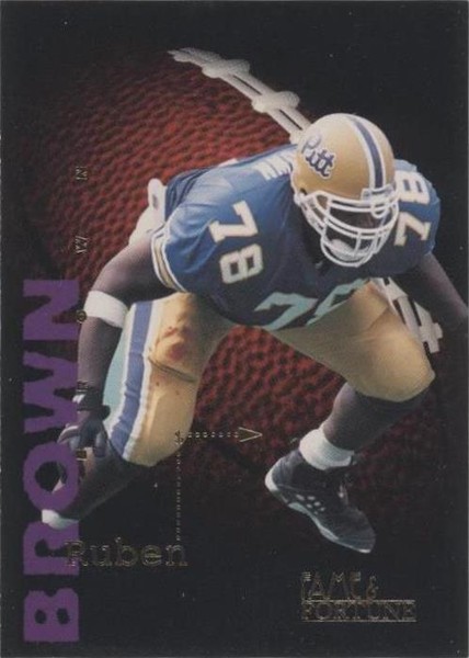 1995 Signature Rookies Fame and Fortune - #55 Ruben Brown (RC) for sale ...