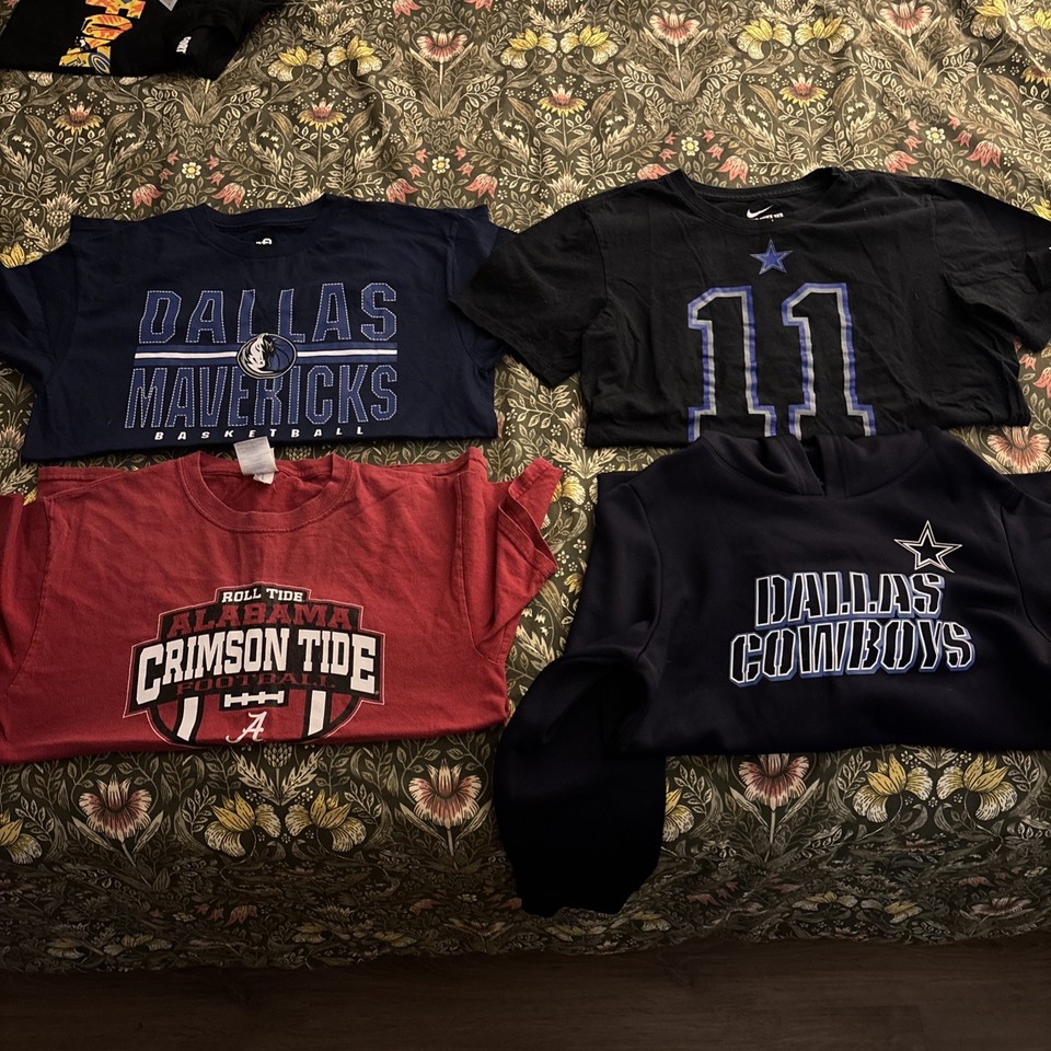 Lot of Various Dallas Cowboys/Mavericks Apparel - Youth M-XL | eBay