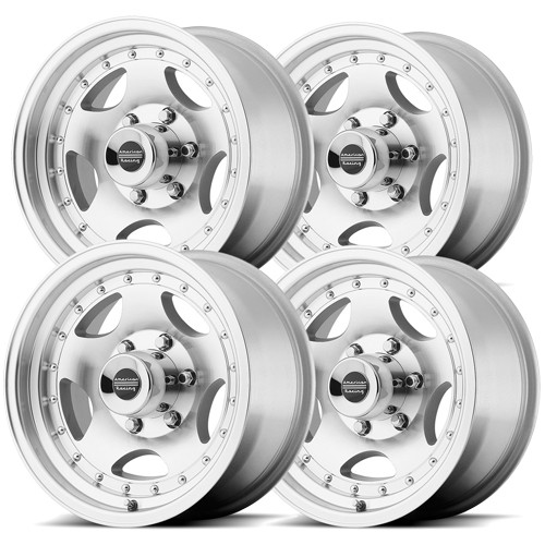 (Set of 4) American Racing AR23 15x7 5x4.5" -6mm Machined Wheels Rims ...