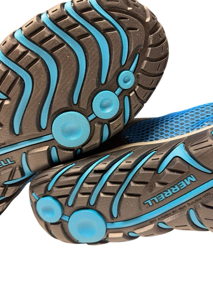 Merrell Men’s Blue Mesh Trail Hiking Shoes Size 13 Lightweight Outdoor ...