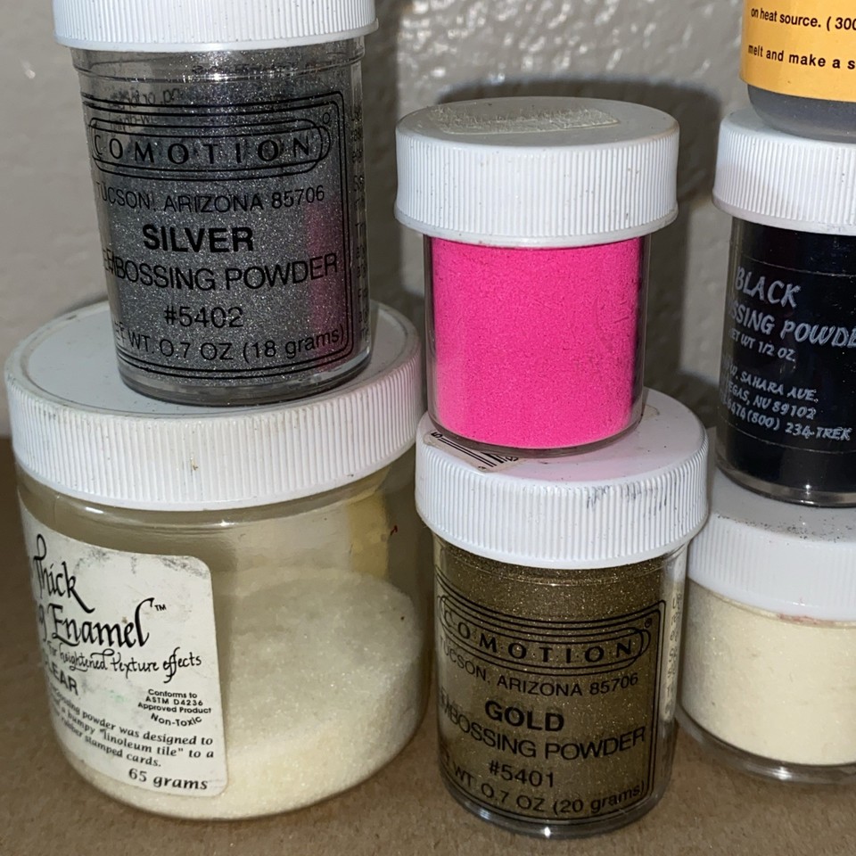 Glitter & Embossing Powder Lot ~ Arts Crafts Scrapbook Supplies | eBay
