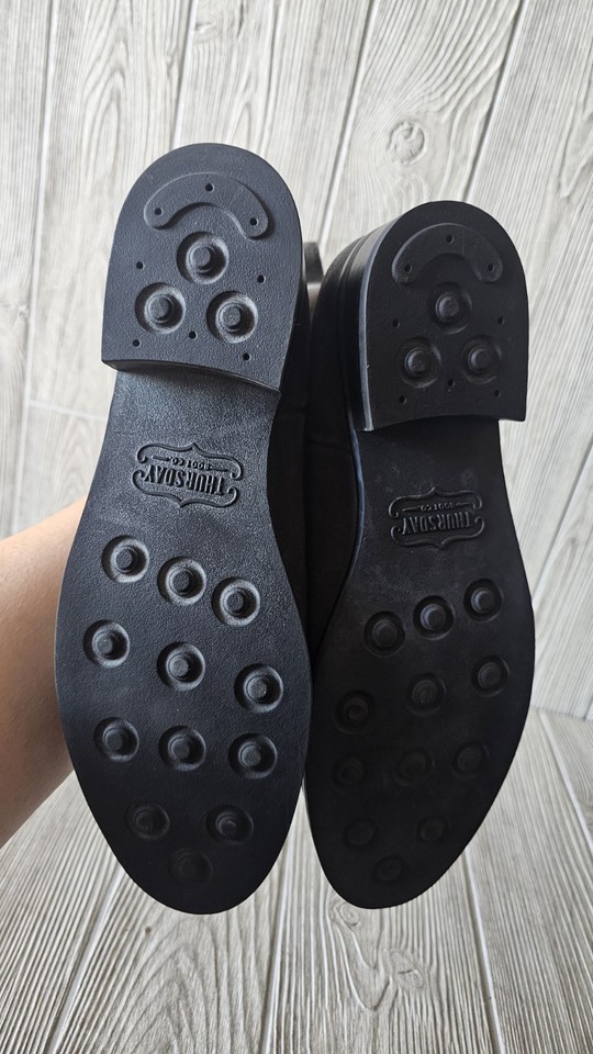 Thursday Boot Sz 9.5 Everyday Cavalier Shadow Grey Leather Suede Pull ...