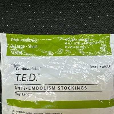 TED Stockings - Thigh Length - Open Toe - Cardinal Health xl short ...
