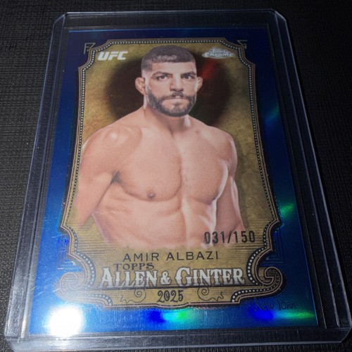 2025 Topps Chrome UFC - Allen and Ginter Amir Albazi #AAG-13 Blue ...