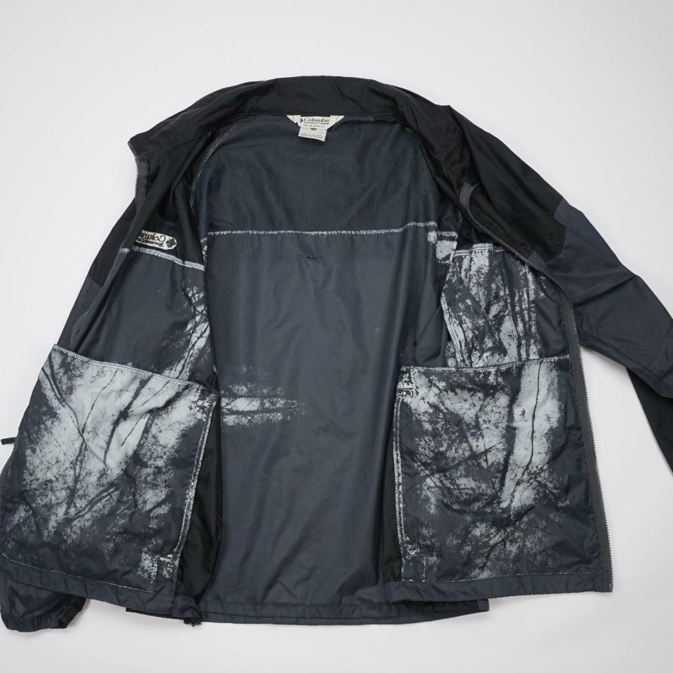 COLUMBIA Packable Vented Full Zip Lightweight Jacket w/ Stowable hood ...
