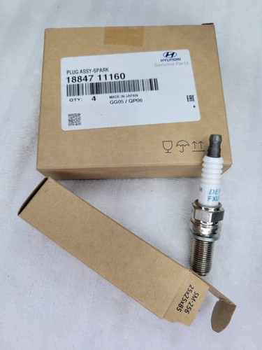 Genuine 1884711160 Spark Plug 4Pcs=1Set For HYUNDAI TUCSON 14-15, SANTA ...