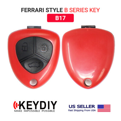 KEYDIY Car Flip Key Remote For Ferrari Style B-Series 3 Buttons B17-3 ...