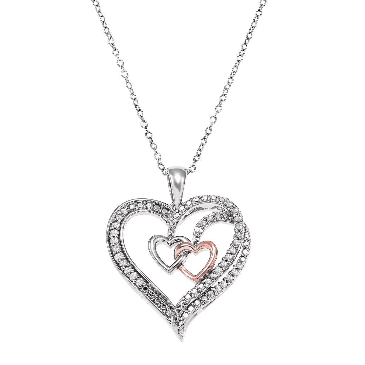 Open Heart Locket Drawing