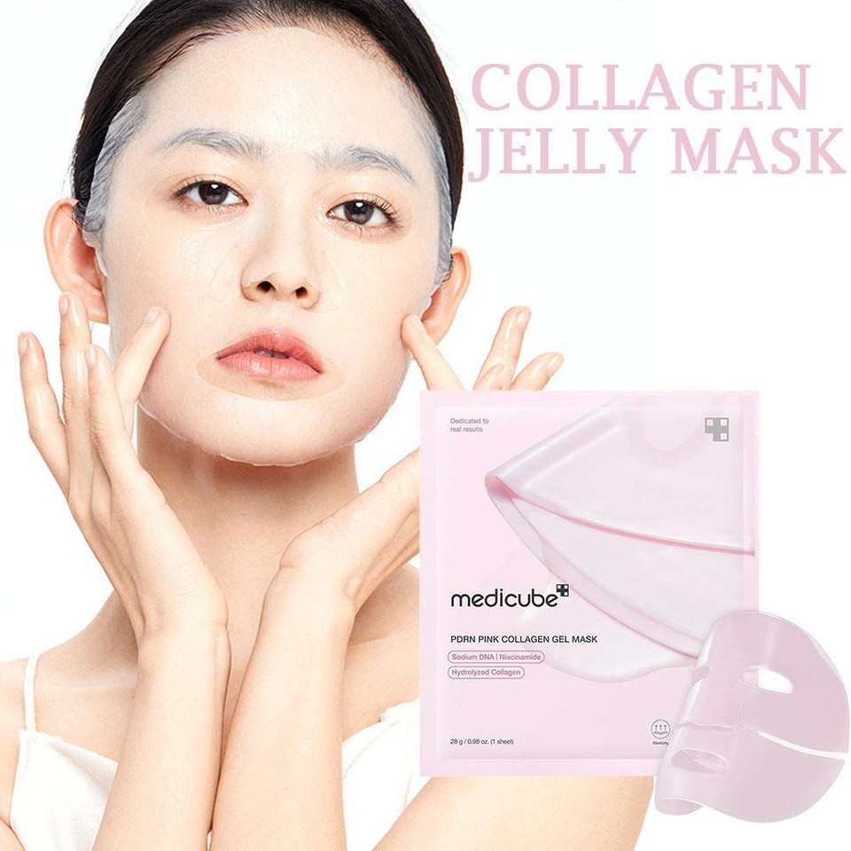 Medicube PDRN Pink Collagen Jelly Gel Mask, Overnight Face Mask for ...