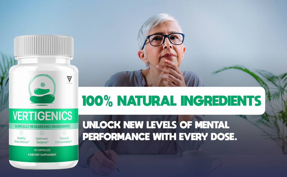 (5 Pack) Vertigenics Brain and Nootropic Supplement Vertigenix (300 ...