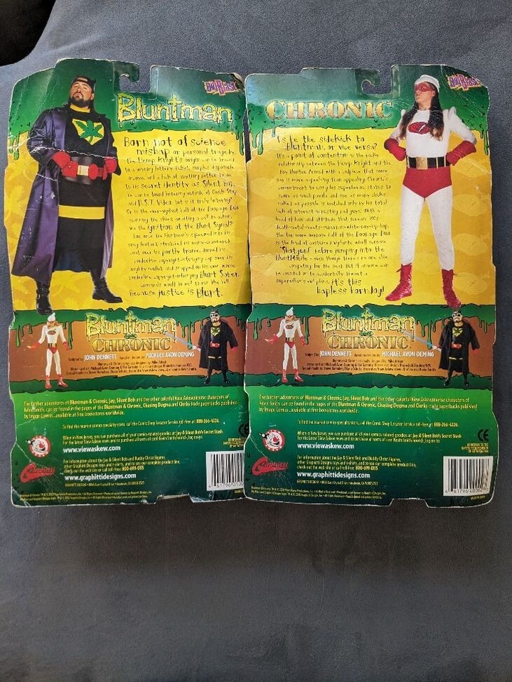 Bluntman and Chronic Action Figures Signed / Autographed Kevin Smith ...