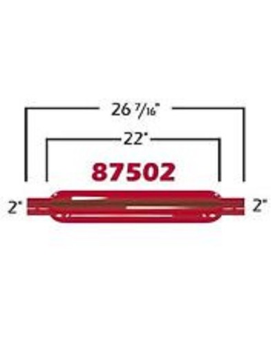 Cherry Bomb 87502CB Red Glasspack Muffler Straight 2" Inlet/Outlet 26. ...