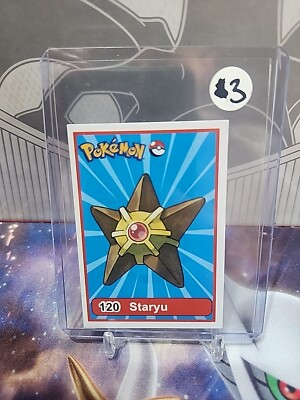 Staryu Pokedex Sticker 120 | eBay