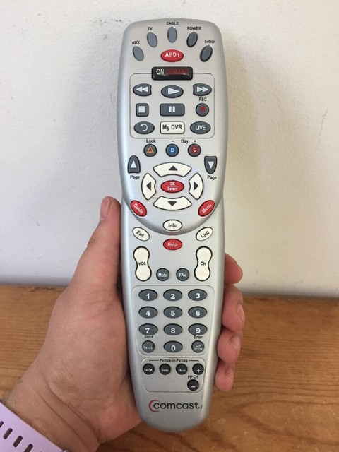 Comcast Xfinity Custom DVR 3 Device Remote Control Model RC1475505/02MB ...