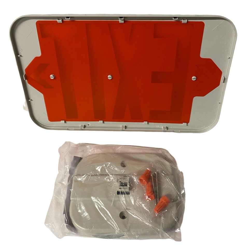 Exit Sign Replacement Parts Front Red Emergency Color Screen And ...