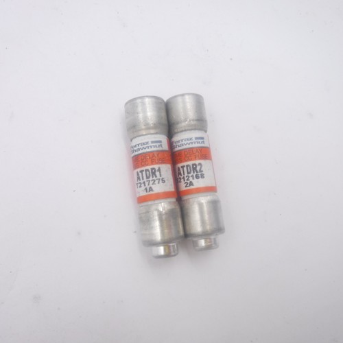 2 Pack Mersen Ferraz Shawmut ATDR1& ATDR2 Time Delay Fuses 1A 2A CC ...