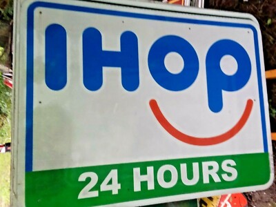 1l IHOP RESTAURANT/LAREDO TEXAS TACO CO. ADVERTISING HWY EXIT SIGN ...