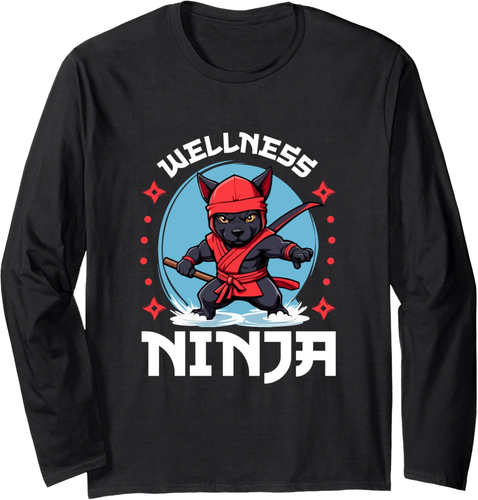 Wellness Ninja Fitness Guerriero Giappone Spa Onsen Bagno Maglia a ...