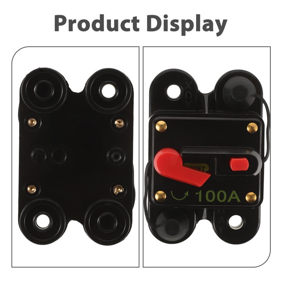 Manual Reset Fuse Breaker Push Button Circuit for Auto Automotive ...