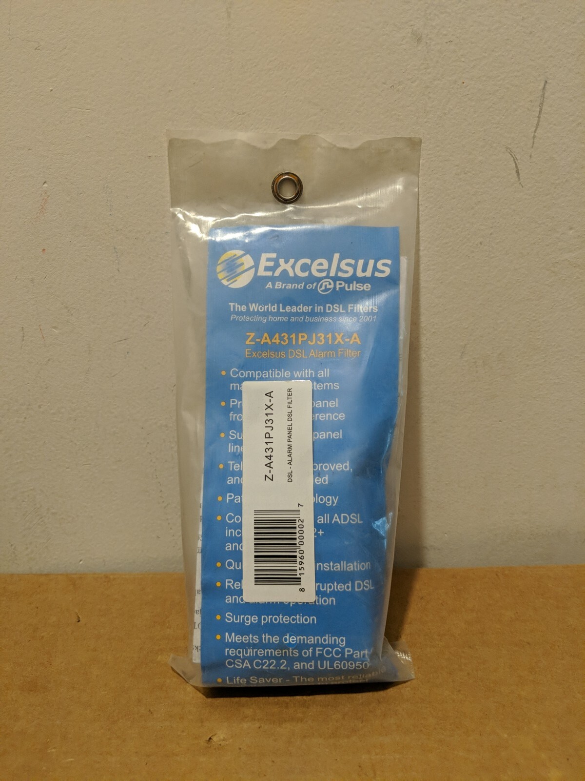 EXCELSUS Dsl Security Alarm Filter Z-A431PJ31X-A ~ FACTORY SEALED | eBay