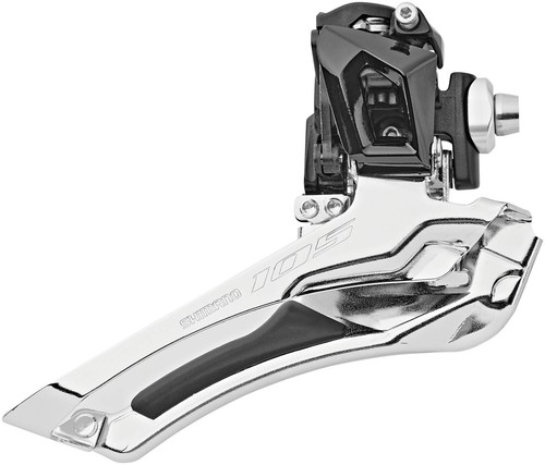 Shimano 105 FD-R7000 2x11 Front Derailleur 34.9 Band Black & Silver ...