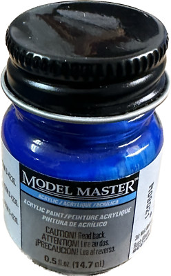 MODEL MASTER ACRYLIC ENAMEL MODEL PAINT - 1/2 oz OUNCE - FRENCH BLUE ...