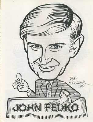 John Fedko collection of 8 items with magic clippings, VHS tape ...