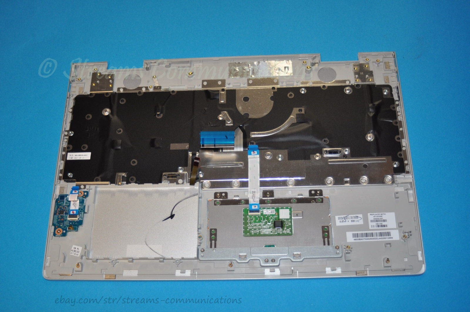 HP Envy 15-BP 15M-BP Laptop Palmrest Assembly with Touchpad and Backlit ...