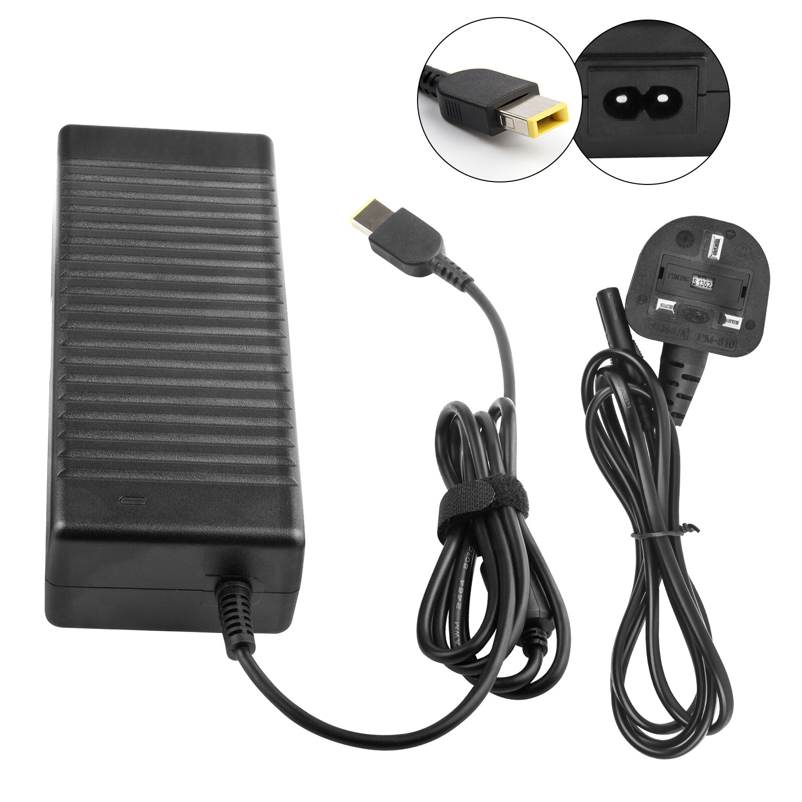USB Yellow Tip Charger For Lenovo ThinkPad Ideapad Yoga AC Adapter ...