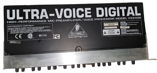 Behringer ULTRAVOICE DIGITAL VX2496 Microphone Preamplifier Very Good ...